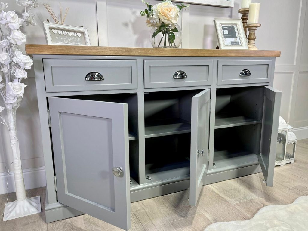 150cm 3 Door Shaker Sideboard - Farmhouse Furniture