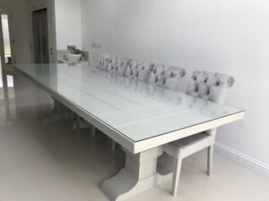 Large 3m x 1.1m Bespoke Trestle Table - Farmhouse Furniture