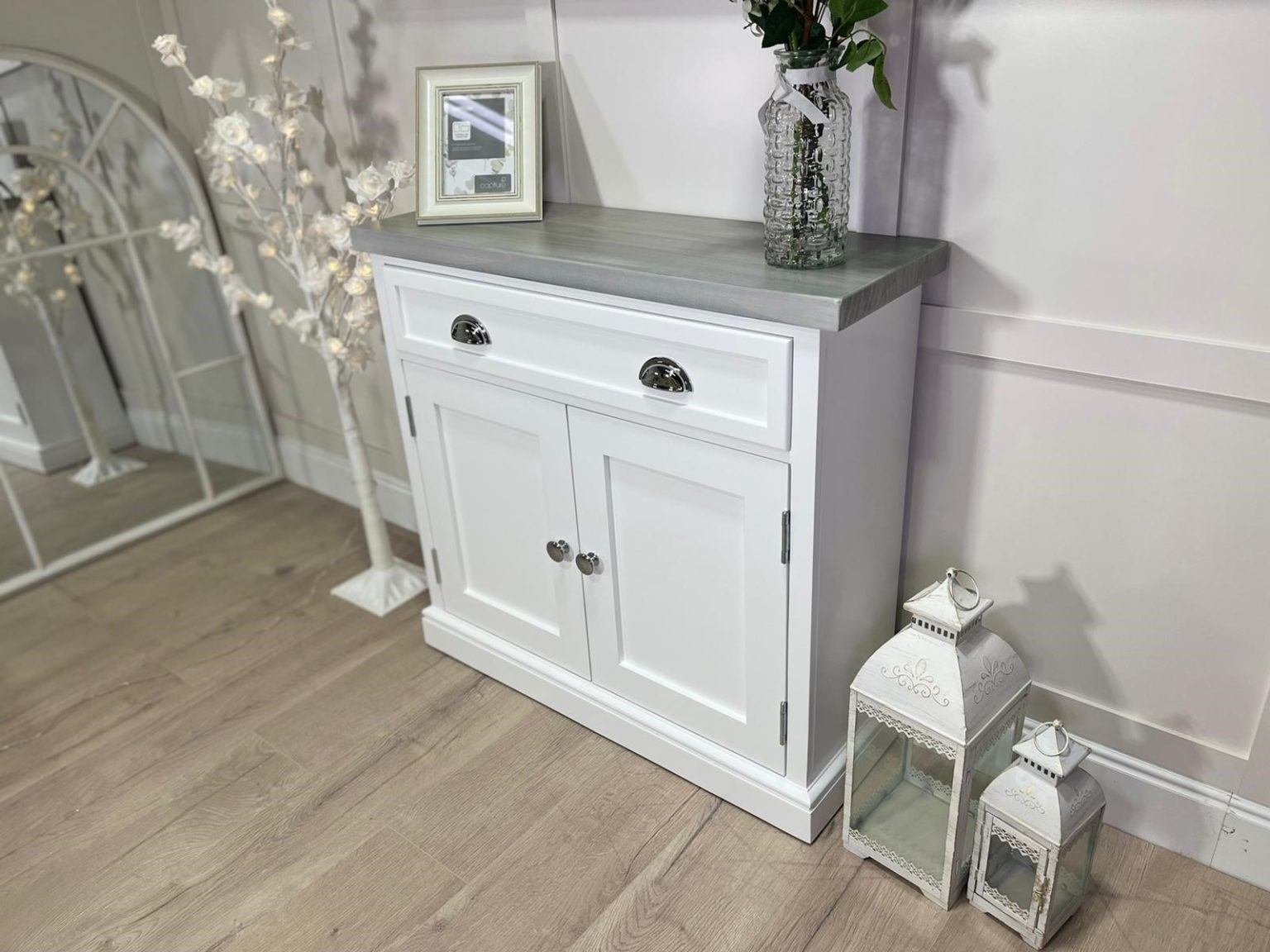 90cm Slimline Sideboard - Farmhouse Furniture