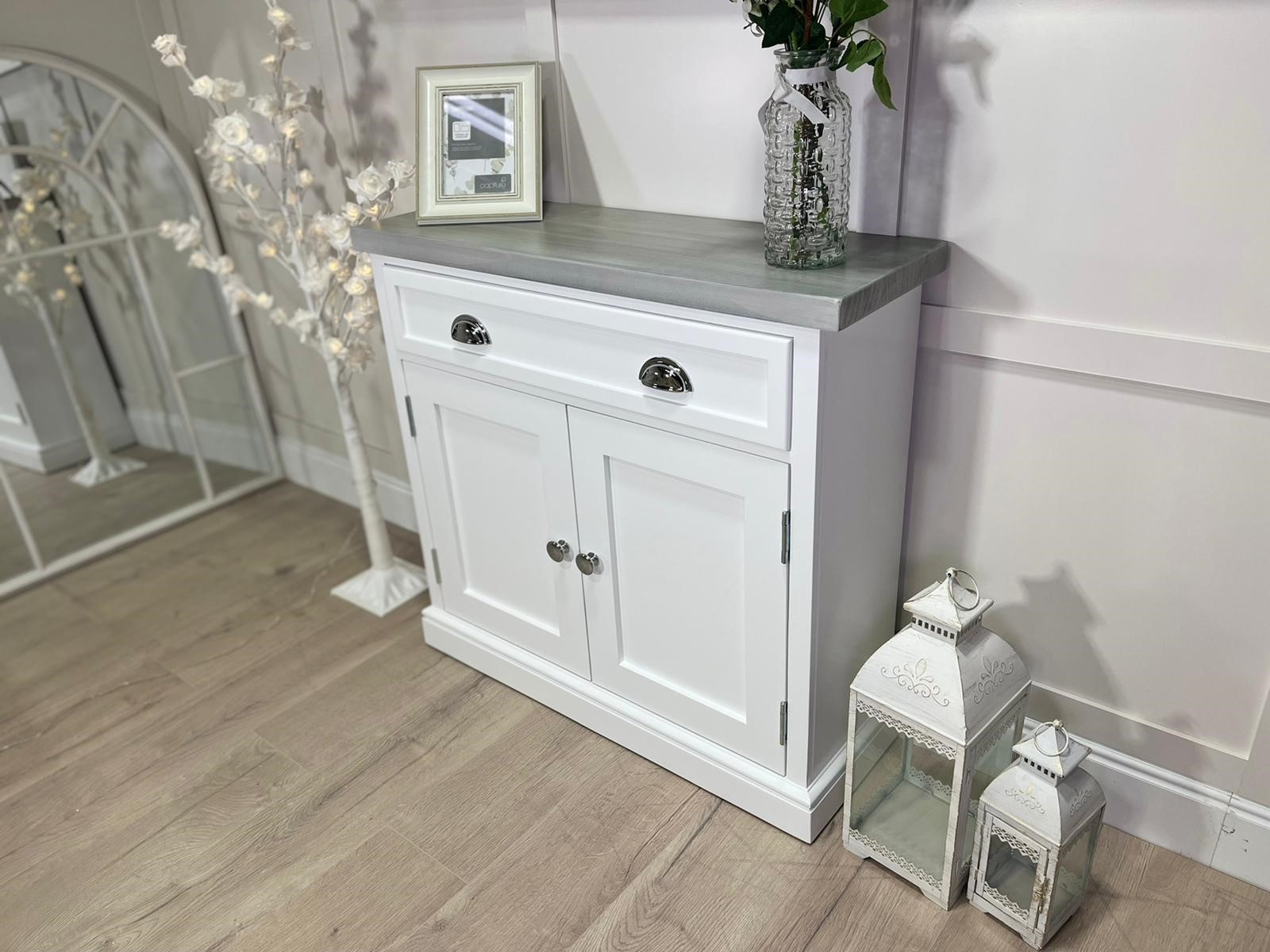 90cm Slimline Sideboard - Farmhouse Furniture