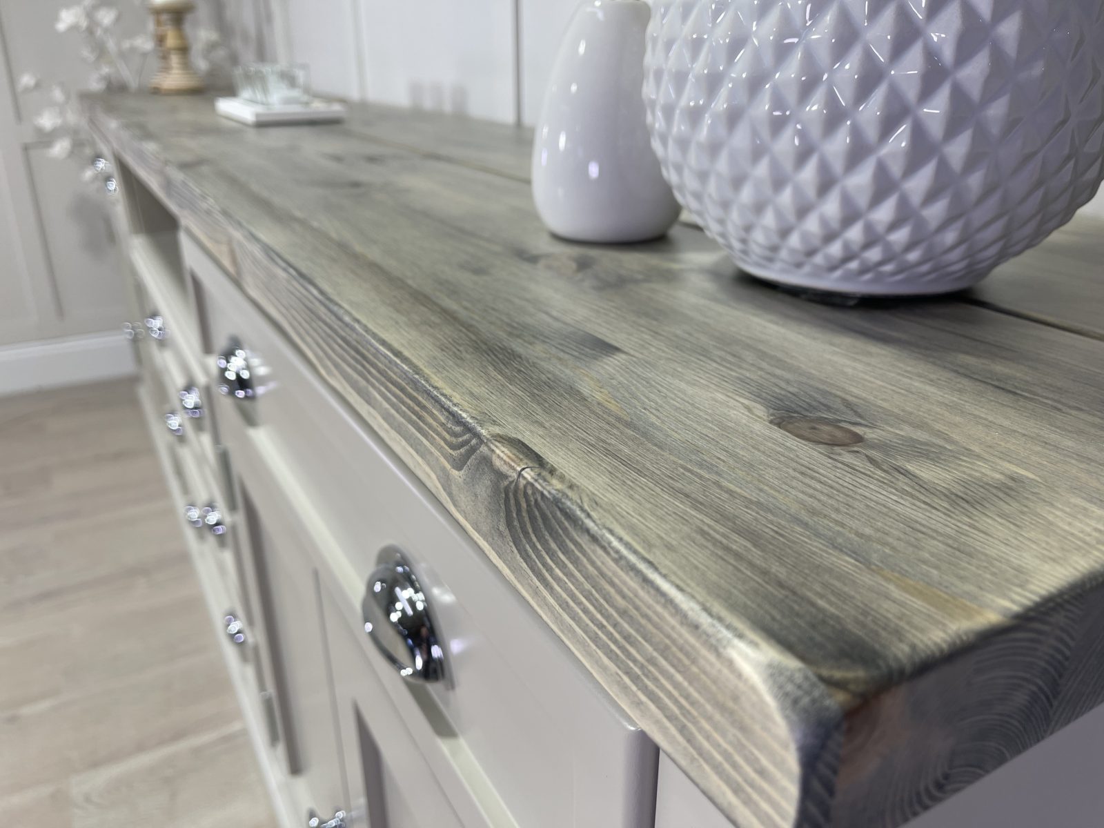 2.4m Classic Tall TV Sideboard - Farmhouse Furniture