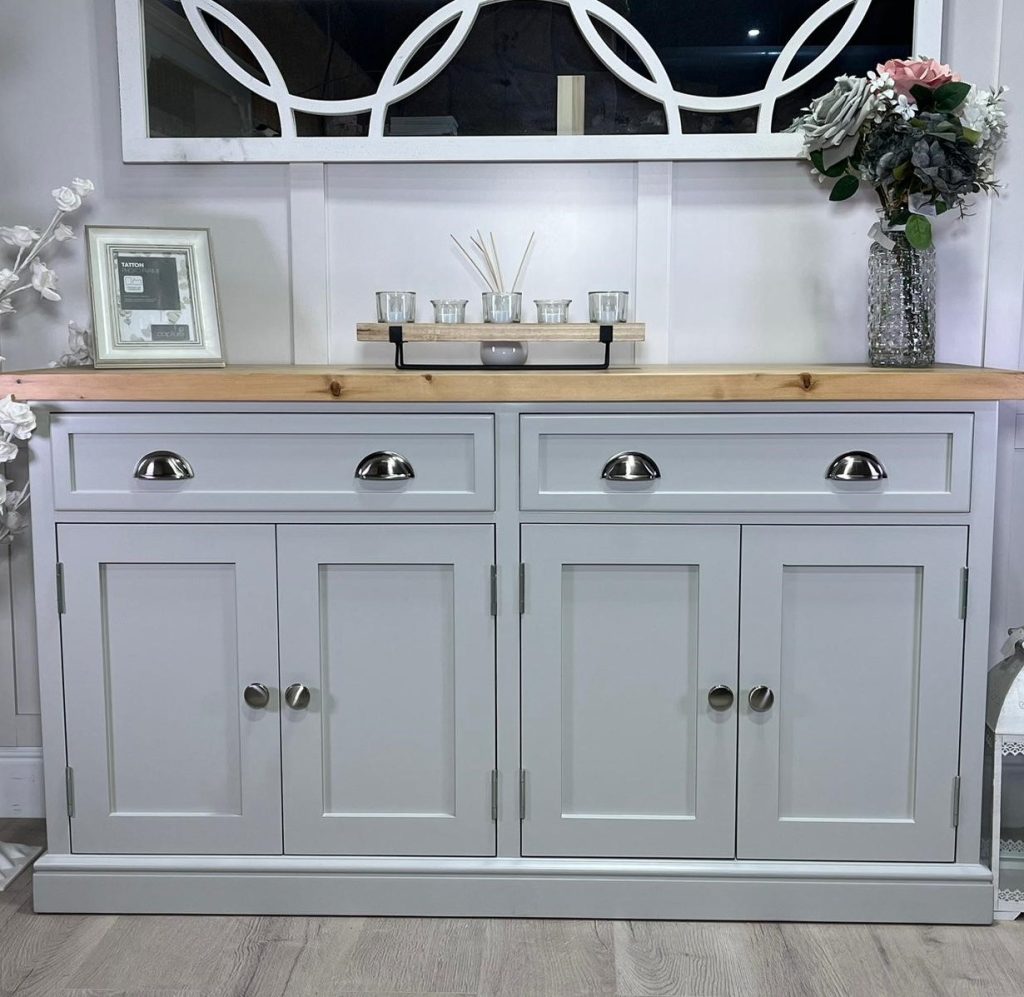 150cm 4 Door Shaker Sideboard - Farmhouse Furniture