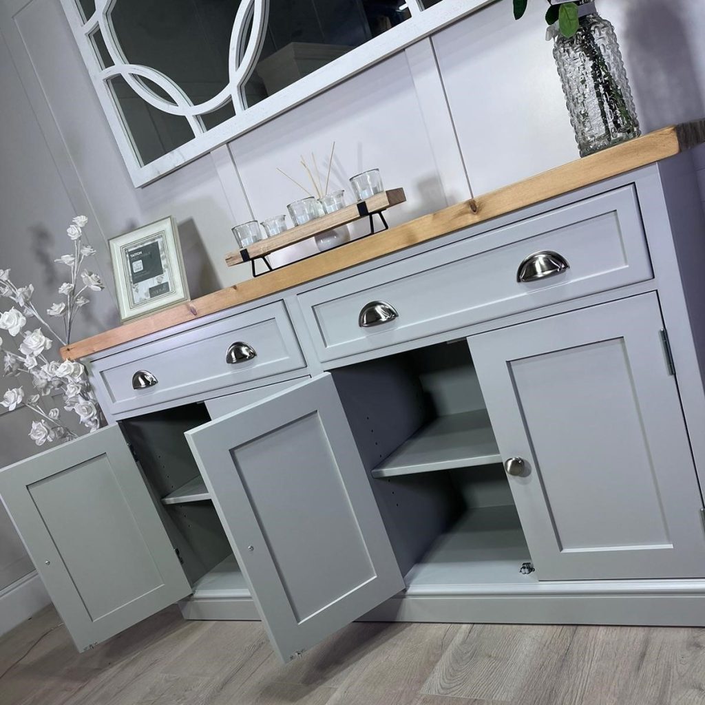 150cm 4 Door Shaker Sideboard - Farmhouse Furniture