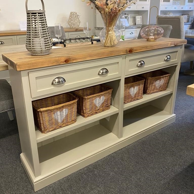 150cm Slimline Hallway Bookcase - Farmhouse Furniture