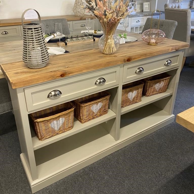 150cm Slimline Hallway Bookcase - Farmhouse Furniture