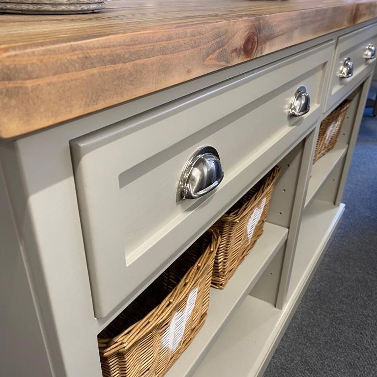 150cm Slimline Hallway Bookcase - Farmhouse Furniture