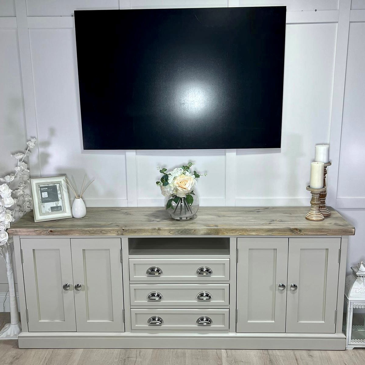 Bespoke 6ft Classic TV Stand - Farmhouse Furniture