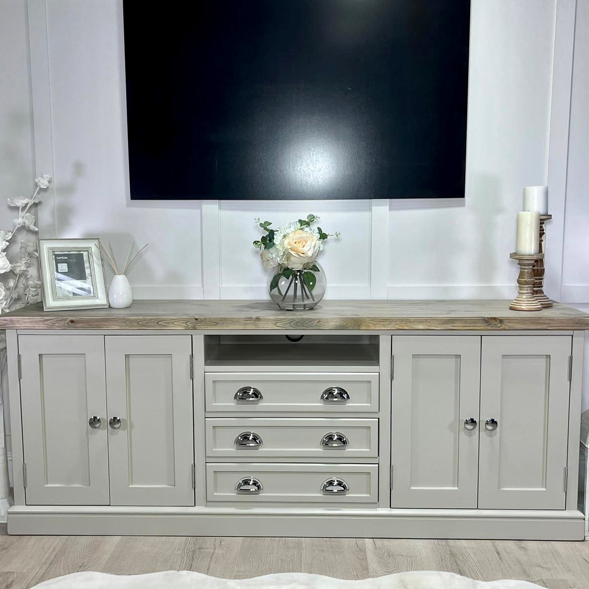 Bespoke 6ft Classic TV Stand - Farmhouse Furniture