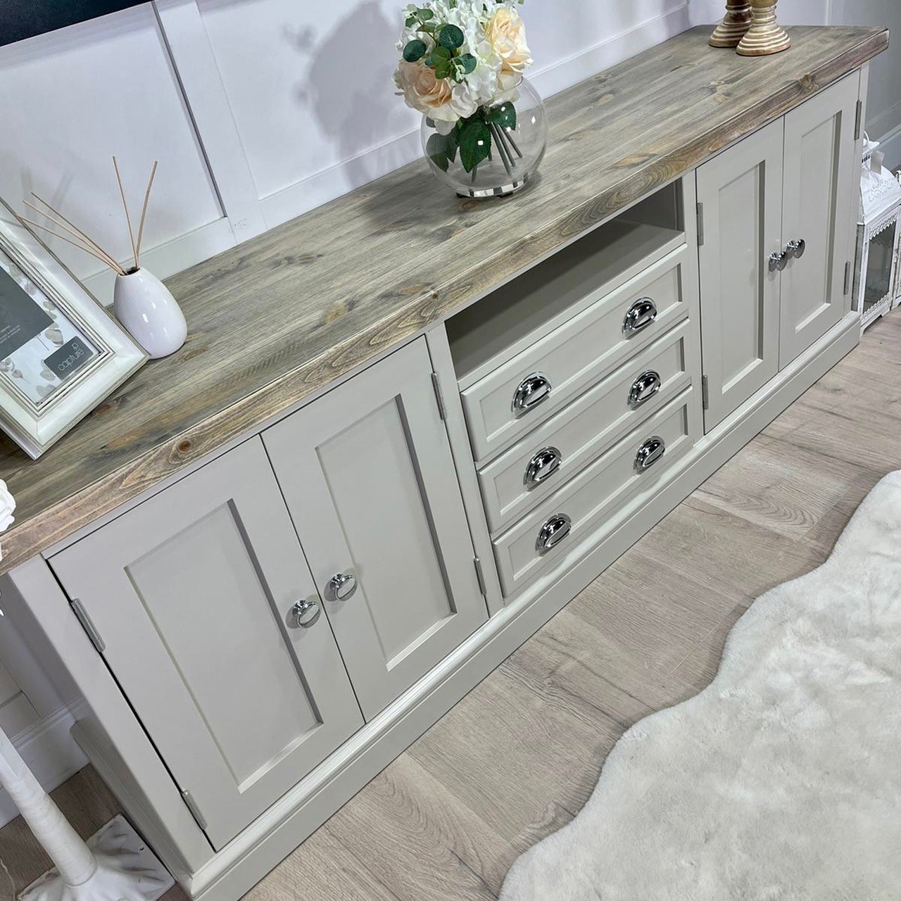 Bespoke 6ft Classic TV Stand - Farmhouse Furniture