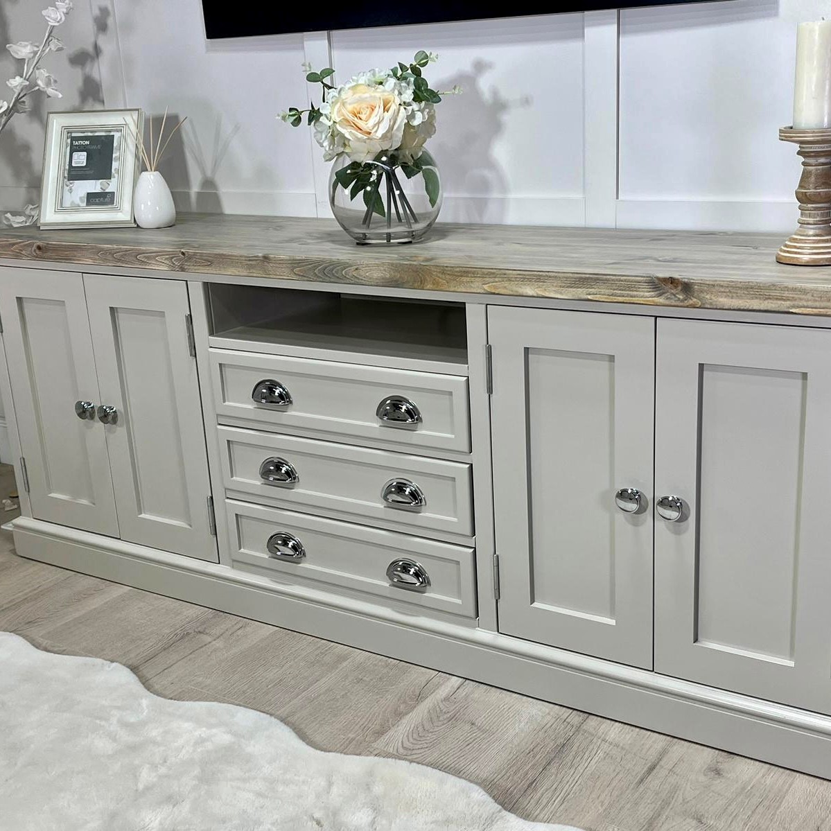 Bespoke 6ft Classic TV Stand - Farmhouse Furniture
